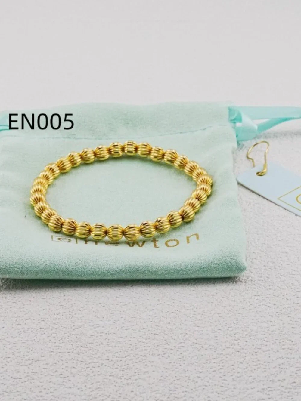Newton | Jewelry | Enewton Gold Watermelon Bead Bracelet | Poshmark
